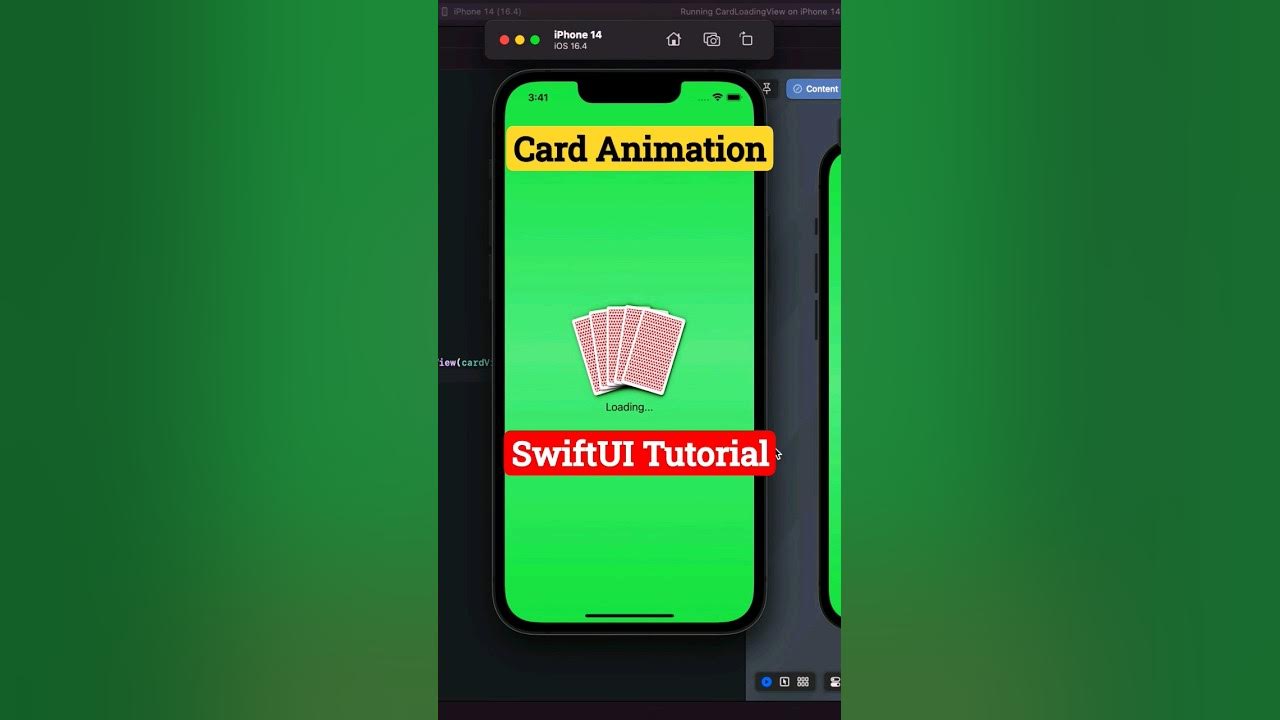 Card Animation In Swiftui Tutorial Ios Swiftui Coding Programming Animation Swift Apple