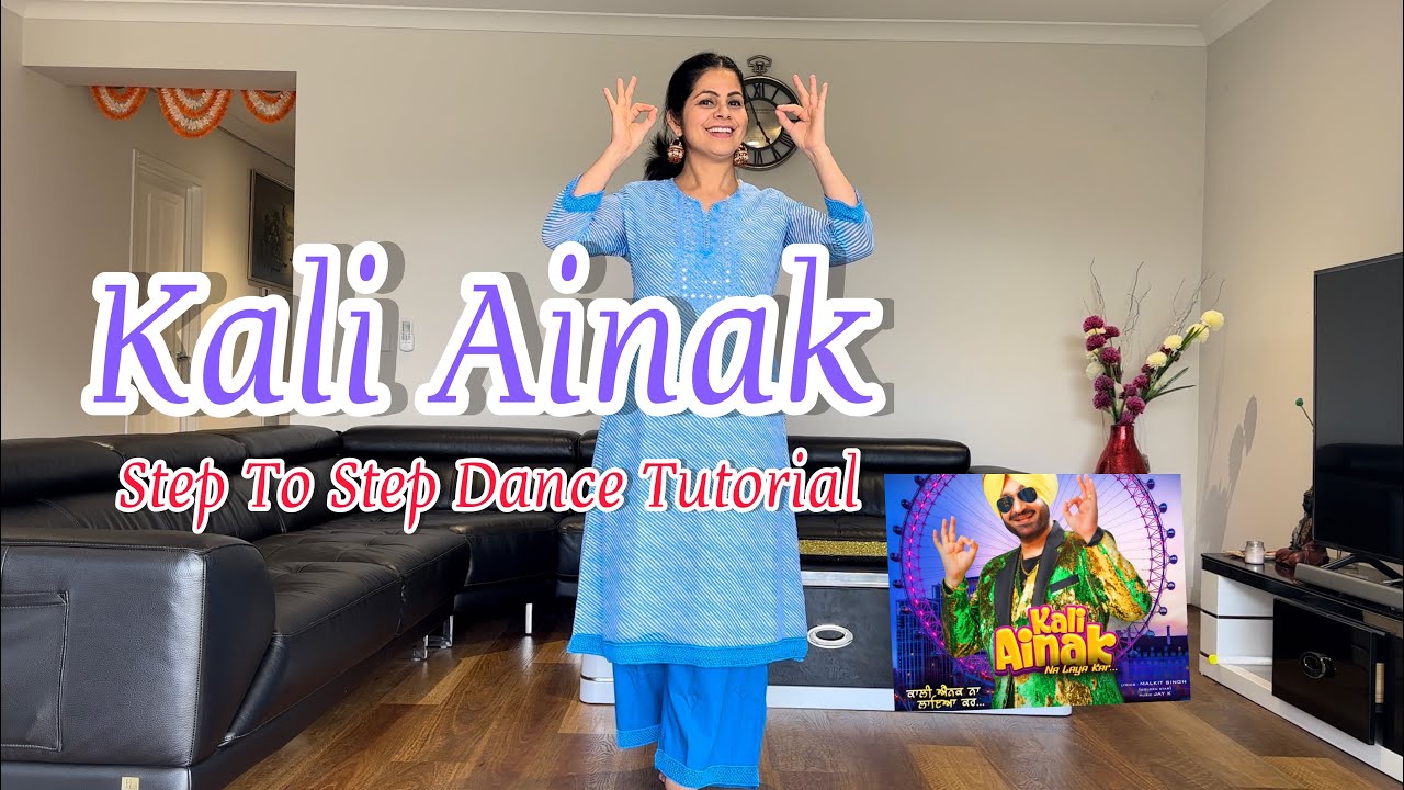 Kali Ainak Dance Tutorial | Malkit Singh | Jay B | Easy Dance Steps for ...