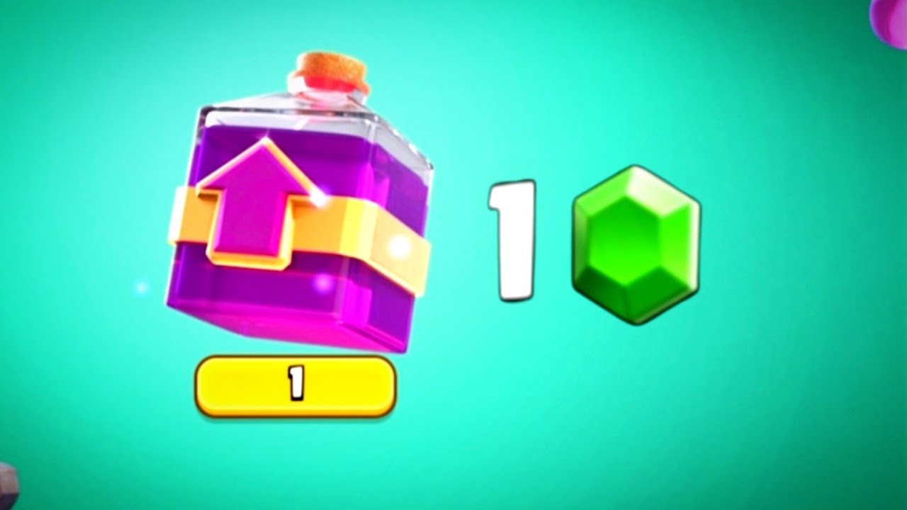 NEW MAGIC POTION 😲 CARD BOOST CLASH ROYALE - YouTube