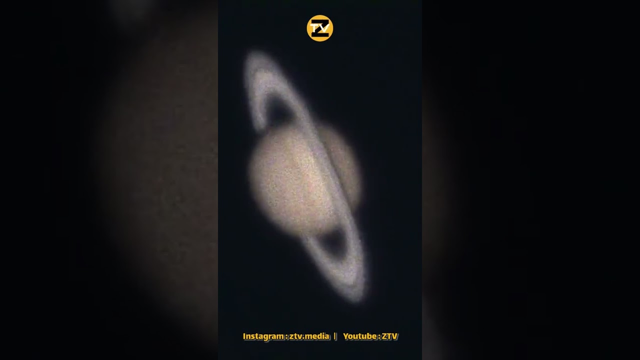 زوم به سیاره زحل | zoom on the #saturn - YouTube