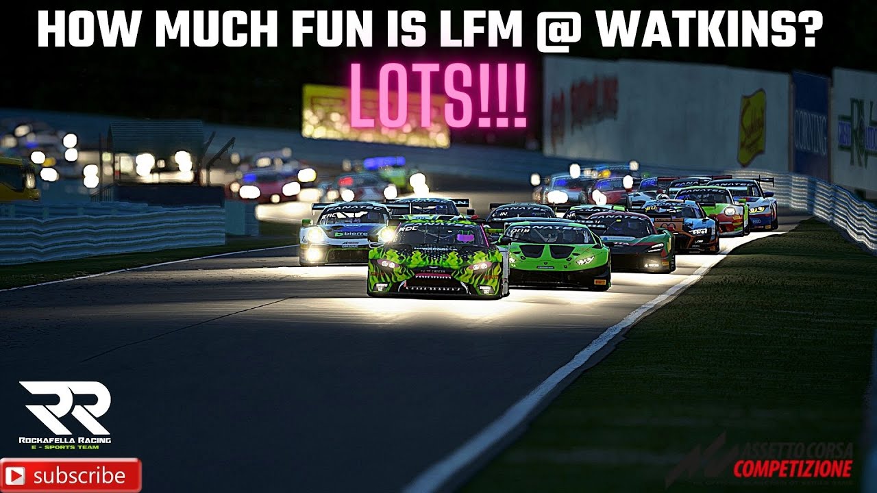 Rockafella Racing | ACC | LFM Watkins 25 min Race Split 1 - YouTube