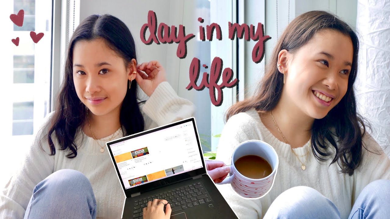 day in the life as a youtuber & college student in Toronto - YouTube