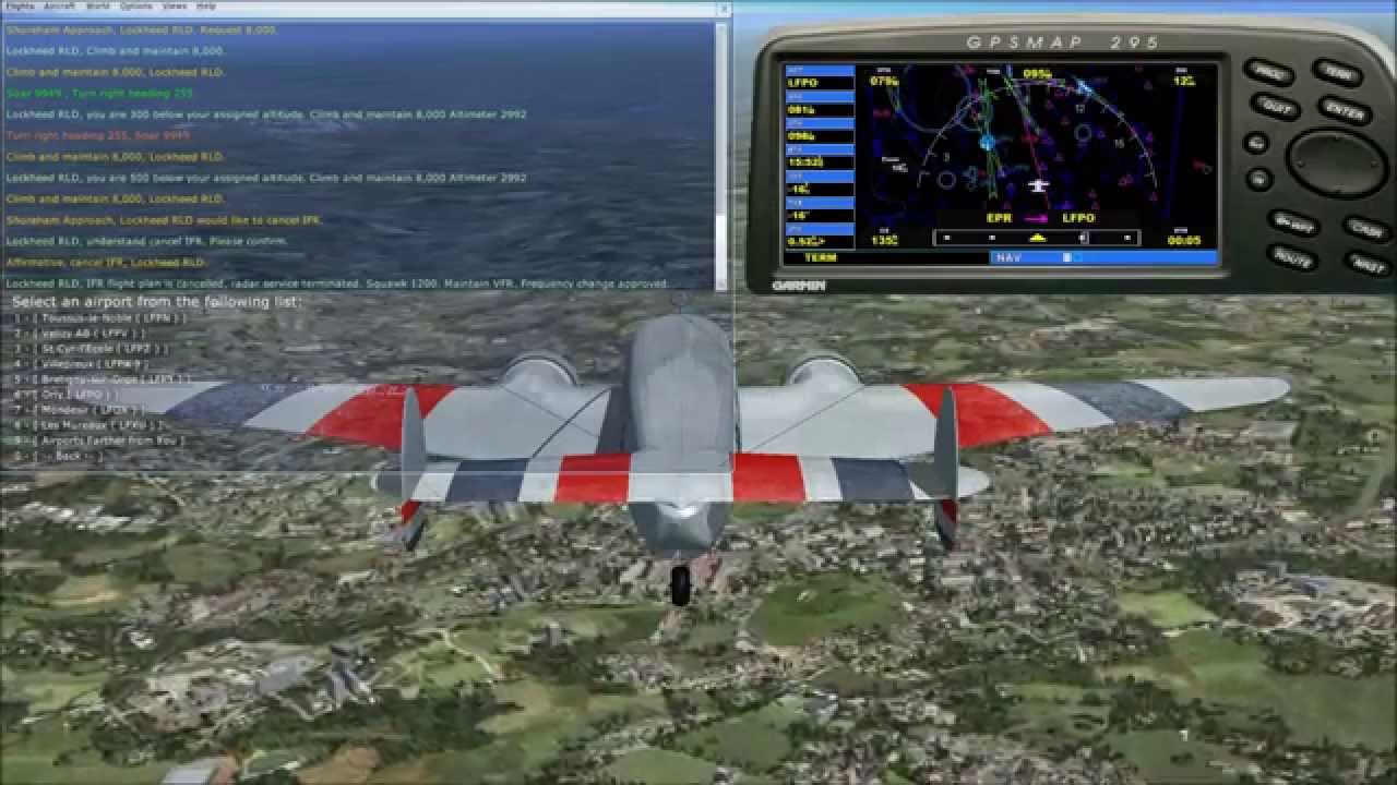 Let's Play FSX Around the World in 80 flights Part 1: Farnborough to ...