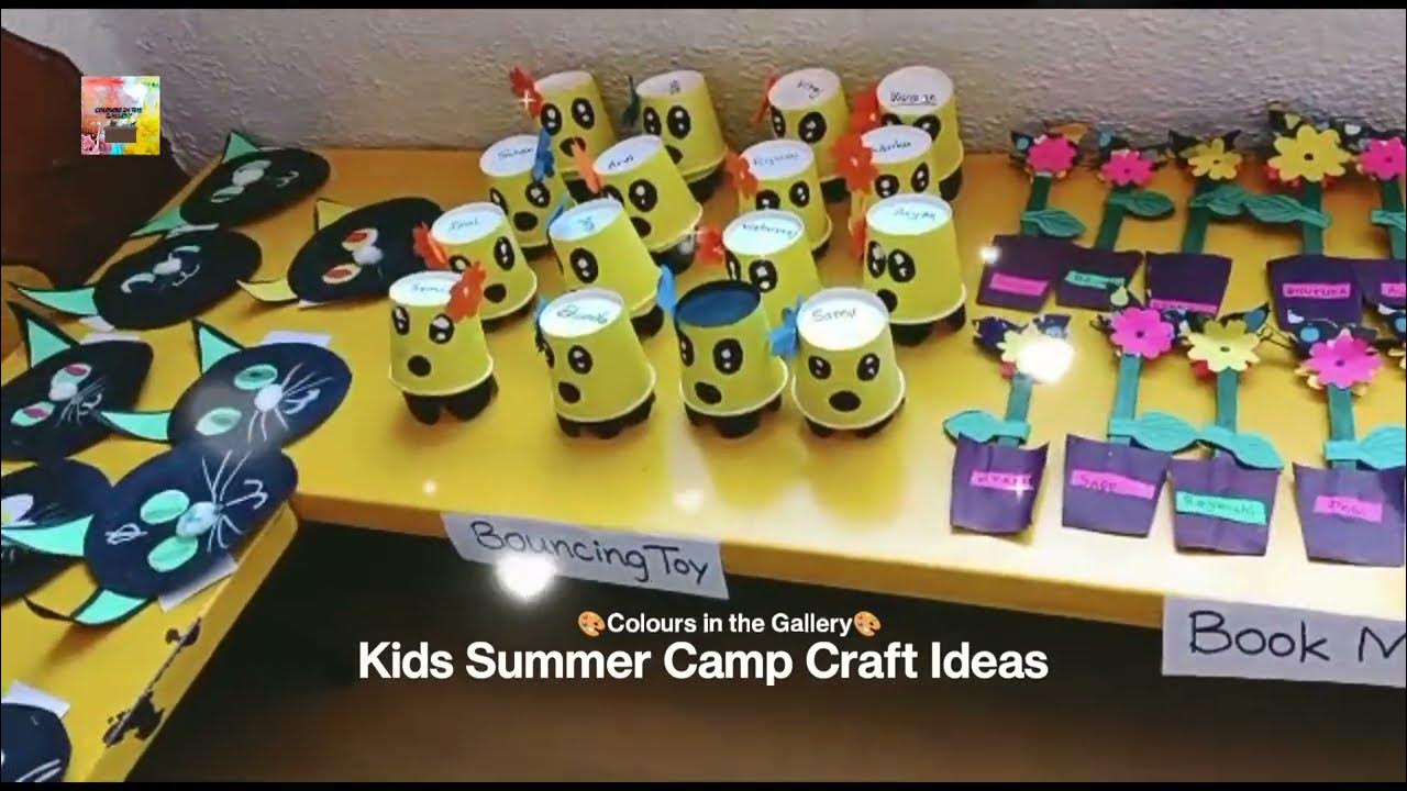 Kids Summer Camp Craft Ideas|Summer Camp Activities|Easy Crafts for ...