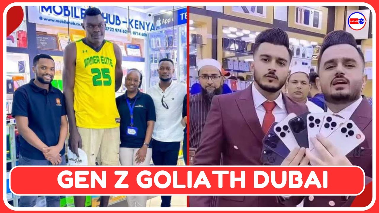 Gen Z Goliath Kutoka Kenya Aangukia Dili Jijini Dubai ! Ameungana Na ...