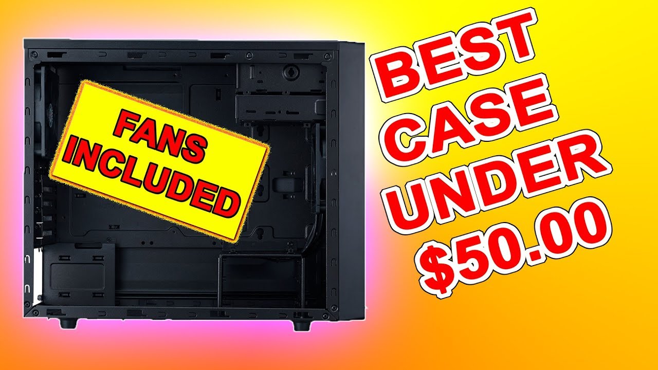 Budget Micro ATX Case 6 Plus Drives - Fans Included - YouTube