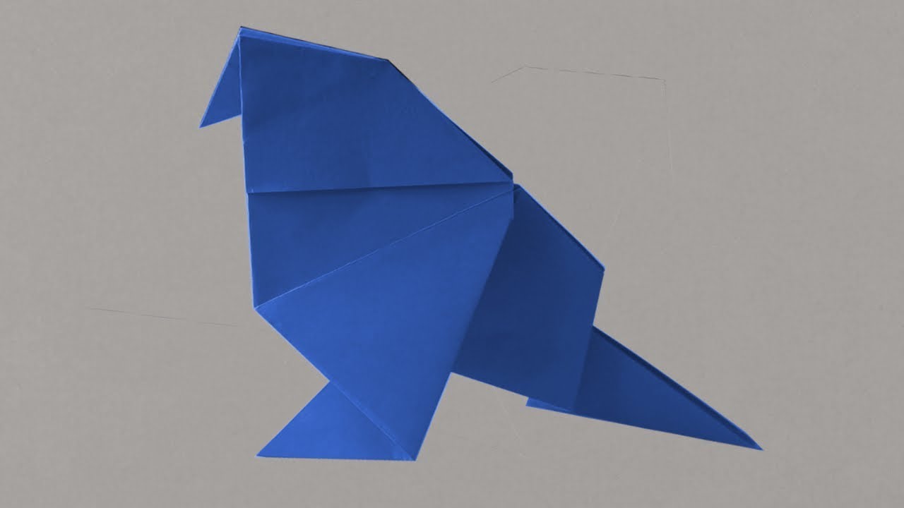 How to make ORIGAMI BIRD diy - YouTube