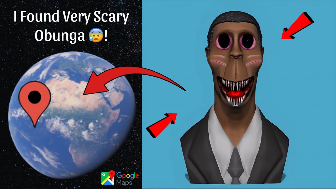 I Found Very Creepy Obunga Caught On Google Earth and Google Maps 😰 ...