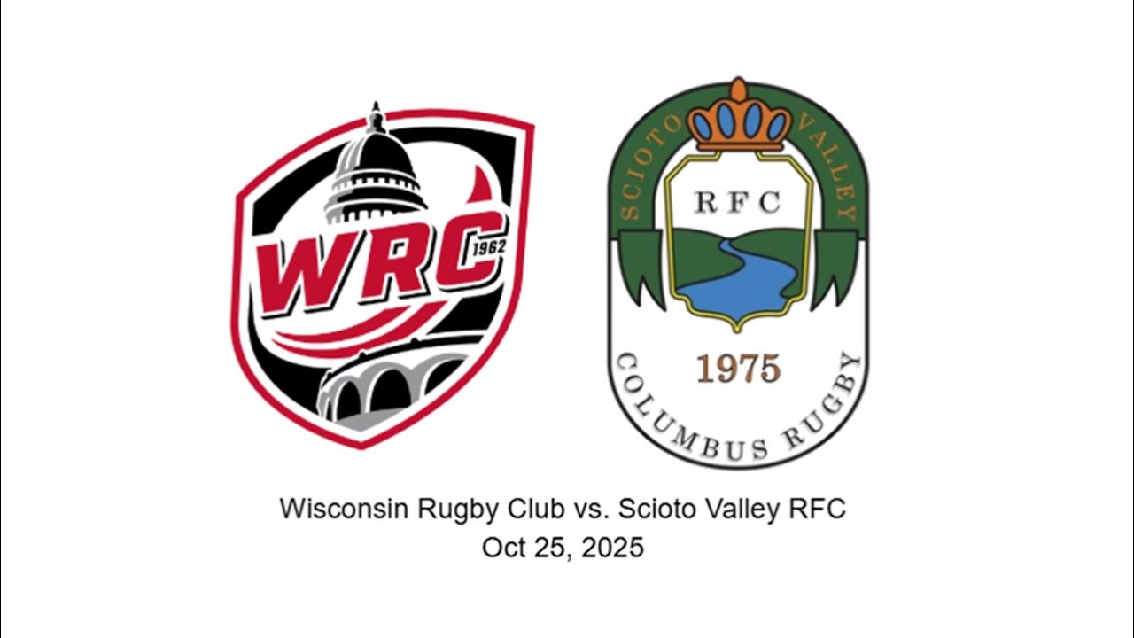 Wisconsin Rugby Club v. Scioto Valley RFC 10.25.25 - YouTube