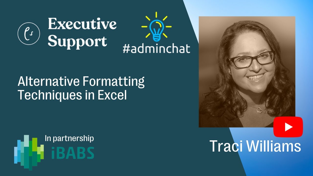 Traci Williams - Alternative Formatting Techniques in Excel - YouTube