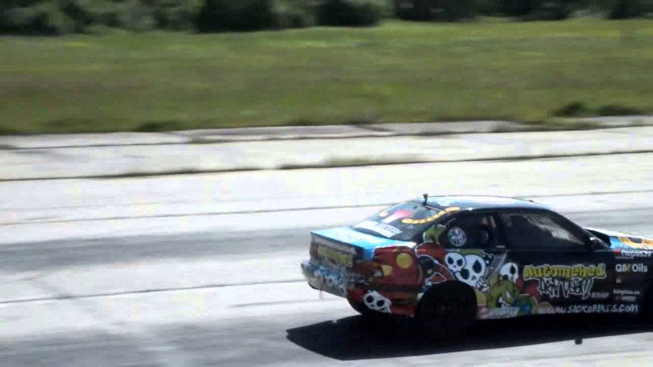 BMW e36 drag with drift car - YouTube