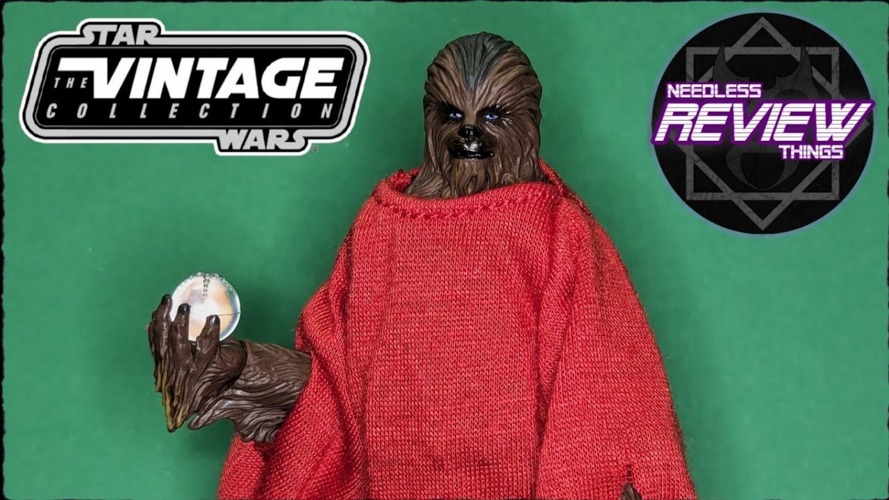 Star Wars The Vintage Collection Life Day Chewbacca Needless Unboxing ...