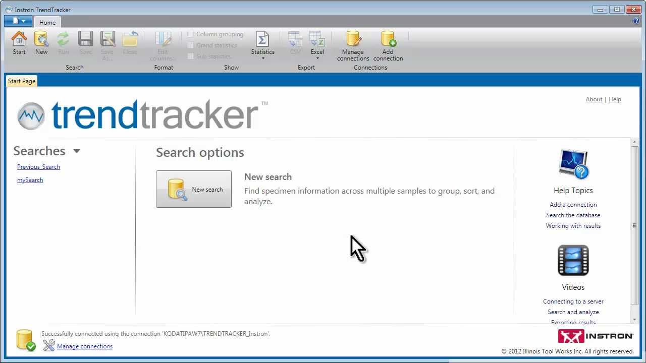 Instron TrendTracker: Export Results to Excel and More - YouTube