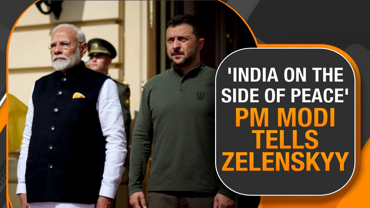 Modi Meets Zelensky in Kyiv | Historic First Visit by Indian PM | India ...