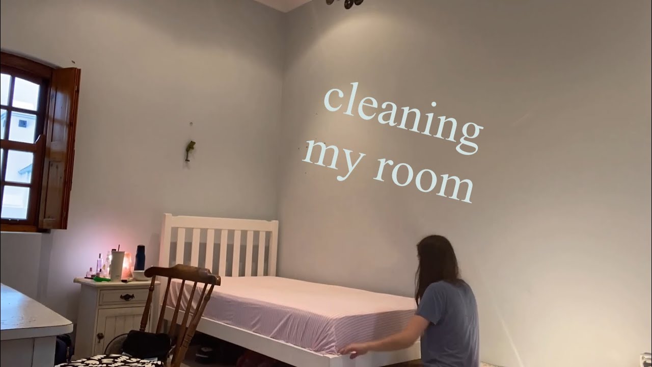cleaning my room - YouTube