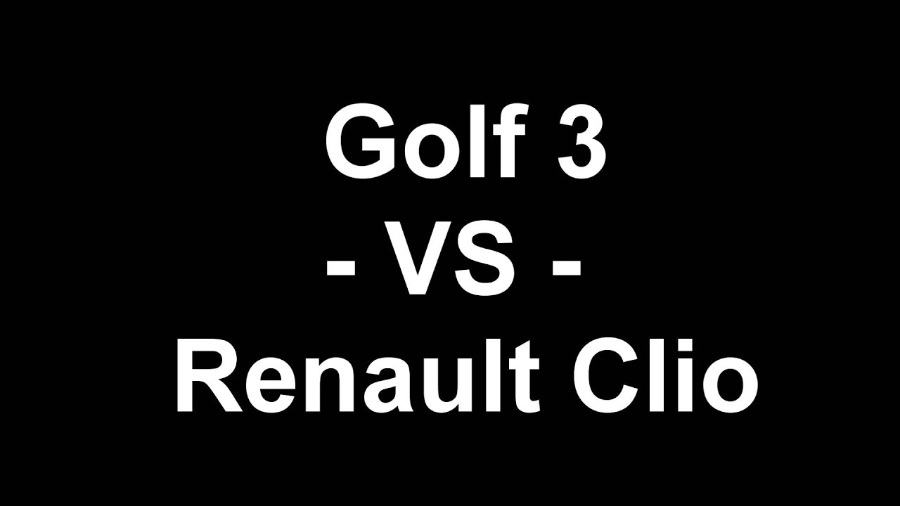 Strumica Drag Race | Golf 3 vs Renault Clio | 29.12.2013 - YouTube