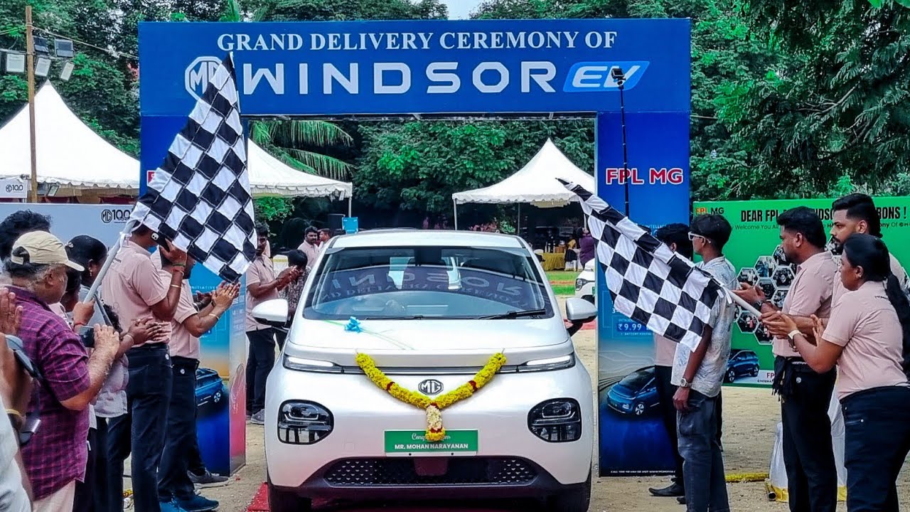 MG GRAND DELIVERY EVENT || 100 PLUS MG WINDSOR EV CARS DELIVERY ...