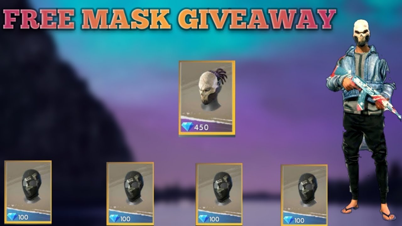 FREE MASK GIVEAWAY || FREE FIRE LIVE || Free Fire Live Hindi || India ...