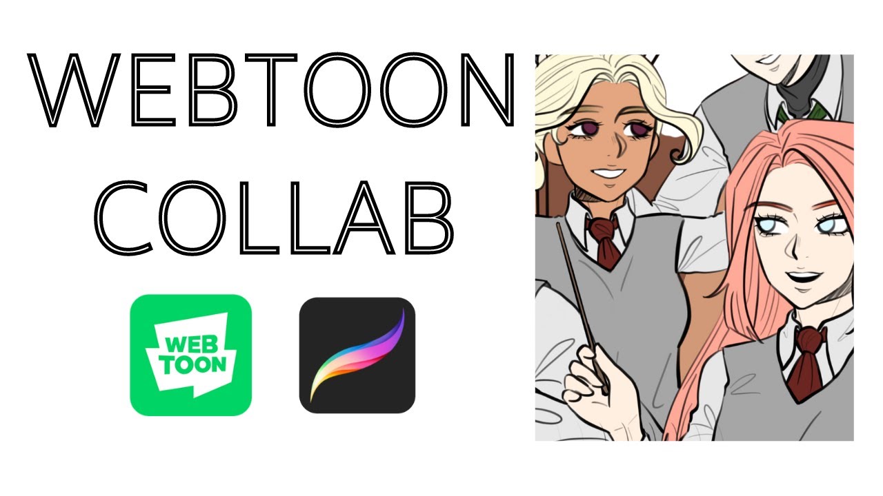 HOW TO Become a Part of a WEBTOON COLLABORATION- Working on a Collab ...