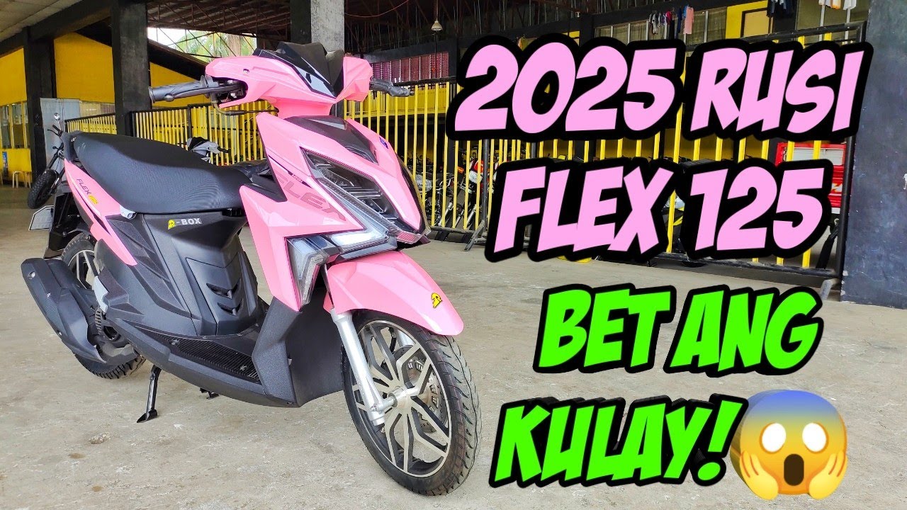 2025 Rusi Flex 125 Grabe Ang Ganda ng Kulay Bagay to sa mga Lady Rider ...