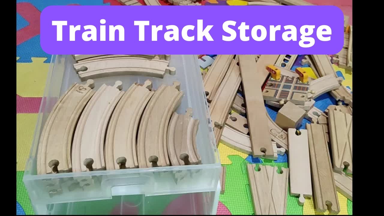 Train track storage ideas | How to store various train track parts ...