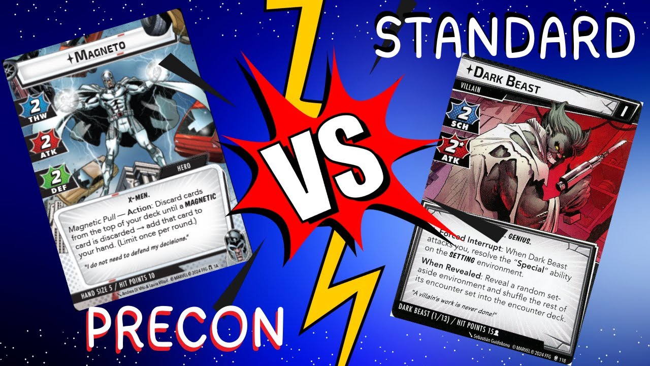 New Hero/New Me: Magneto Precon Vs Standard Dark Beast - YouTube