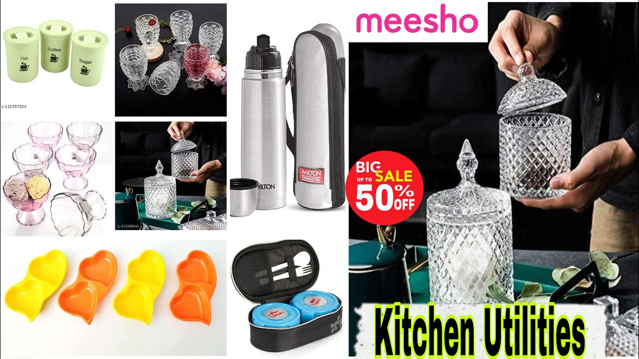 Meesho home Organizer and home storage haul !! latest home decor meesho ...