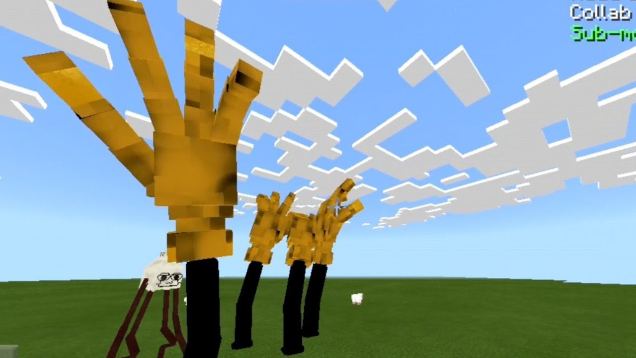 Spoiled Milk Vs Spawn Giant Hand in Minecraft PE - YouTube