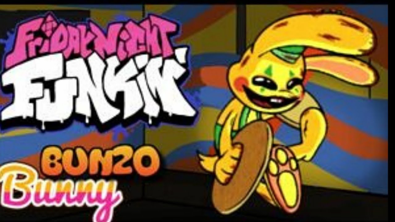 vs bunzo buny fnf mod link in description - YouTube
