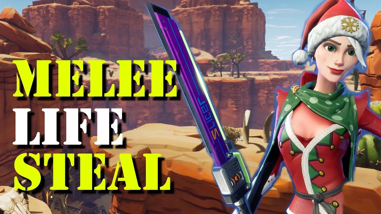 Fortnite | Hero Builds | Melee Life Steal Build - YouTube