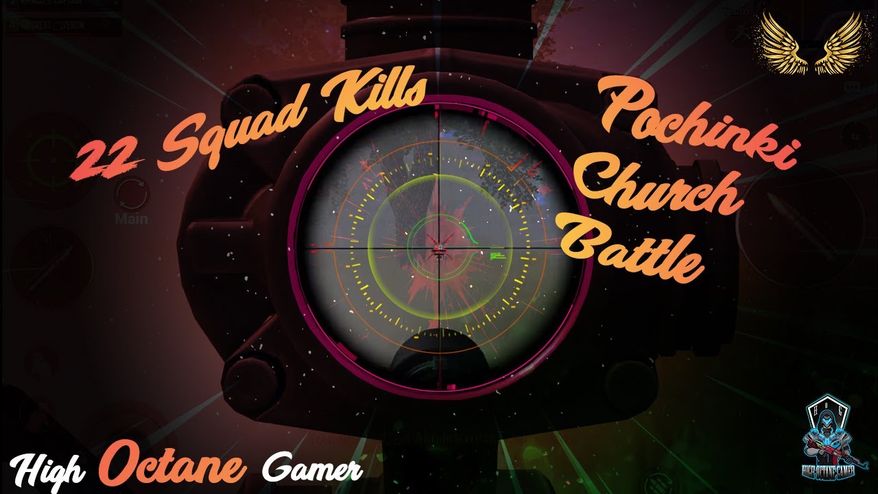 22 Squad Kills // Intense Pochinki Church Battle // Montage // PUBG ...