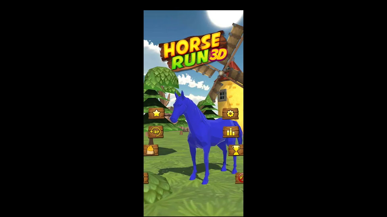 Horse Run Fun Race 3D Games (android gameplay) - YouTube