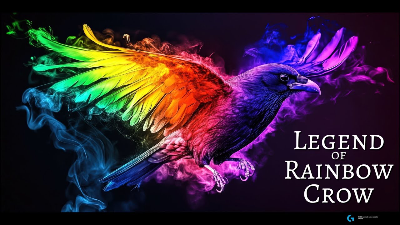 The Legend of Rainbow Crow GIANT 36x36 Sparkling Pearl Pour - YouTube