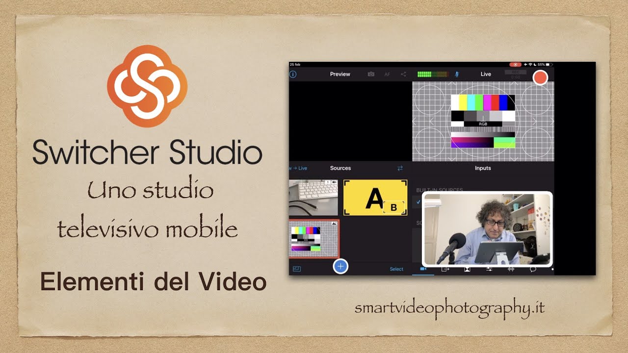 Switcher Studio Elementi del video - YouTube