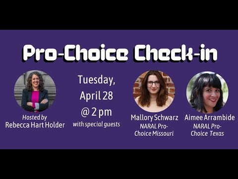 April 28 Pro-Choice Check-in featuring Mallory Schwartz and Aimee ...