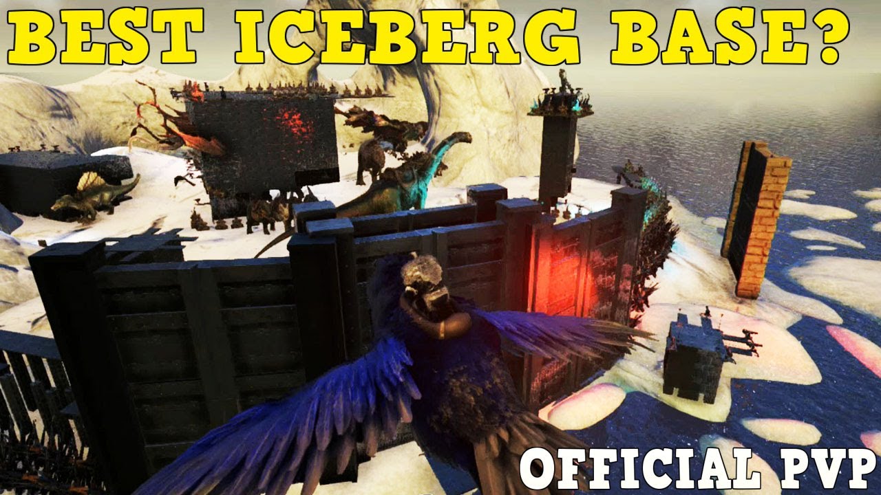 ARK:Survival Evolved - Best ICEBERG Snow Base On Official Servers ...