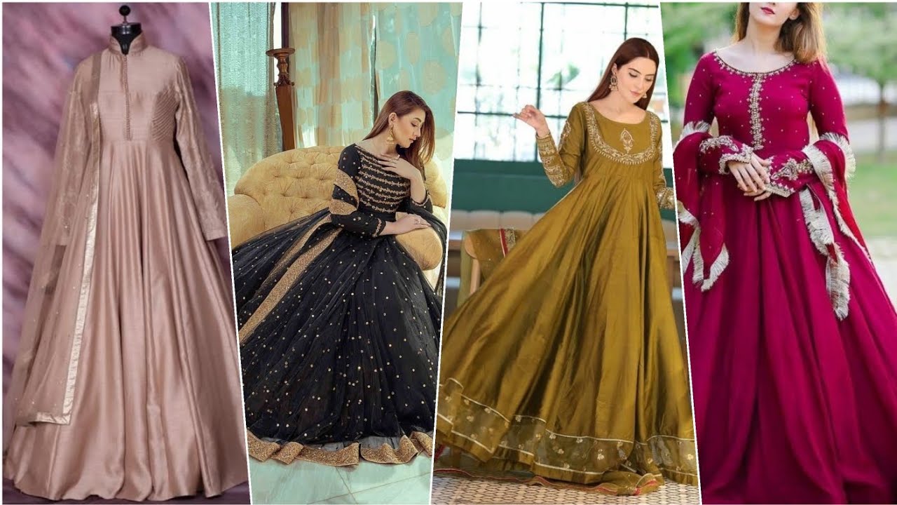 raw silk frock designs for girls#simple and elegant#embroided dupatta ...