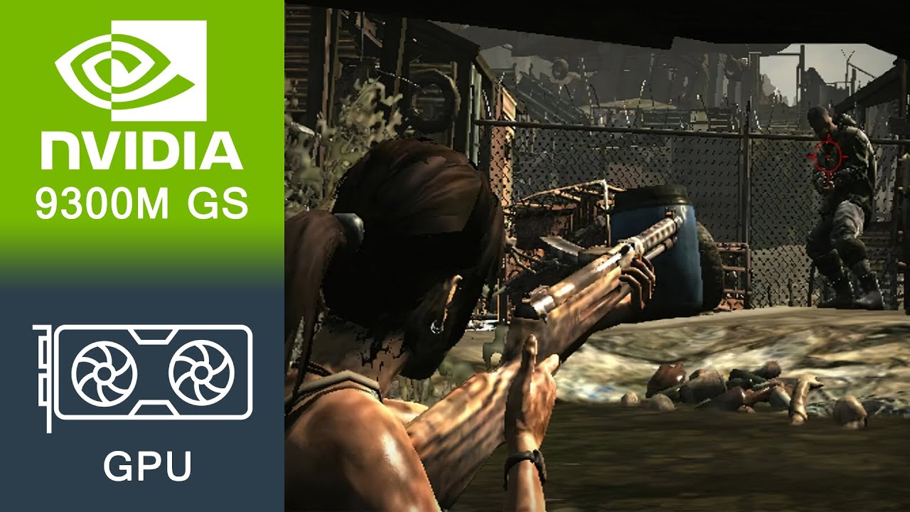 Tomb Raider Gameplay GeForce 9300M GS - YouTube