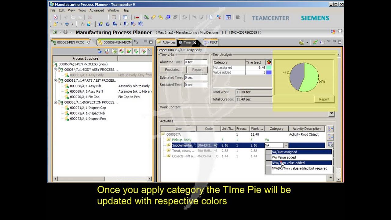 5 Teamcenter Manufacturing Process Planning MPP- Time Management - YouTube