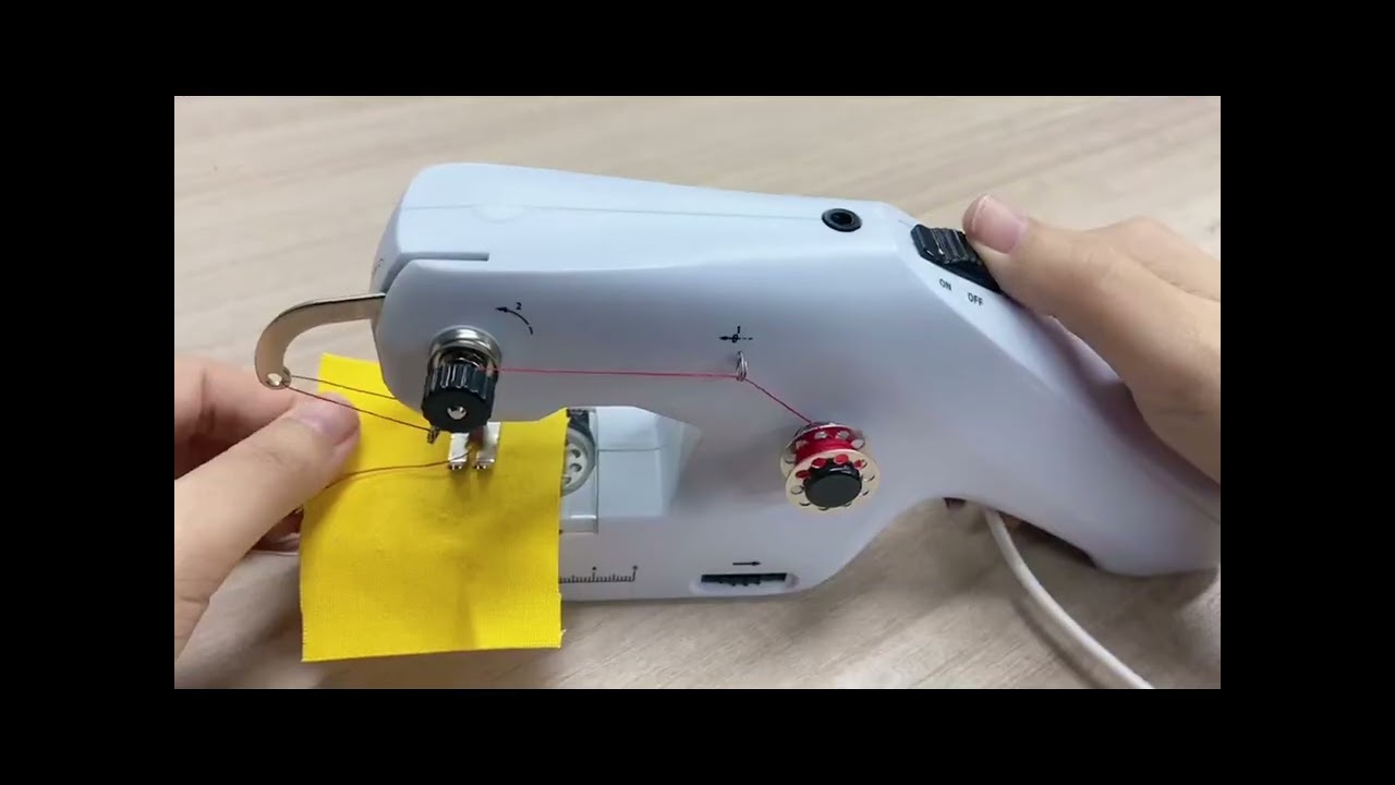 UALAU Double Lines Handheld Sewing Machine - YouTube