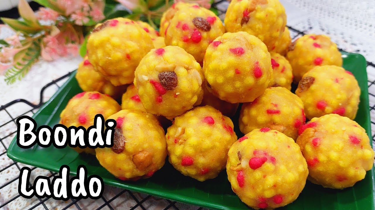 Resepi LADDO| Perfect Boondi Laddu Recipe / பூந்தி லட்டு, Diwali Sweet ...