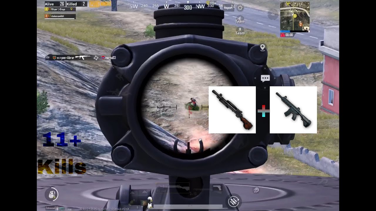 Pubg mobile gameplay/11+kills/M416 + DP-28 op combo - YouTube