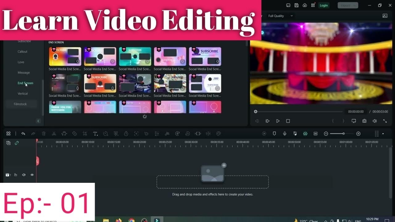 Filmora Learn Video Editing Software || Filmora Basic Editing ...