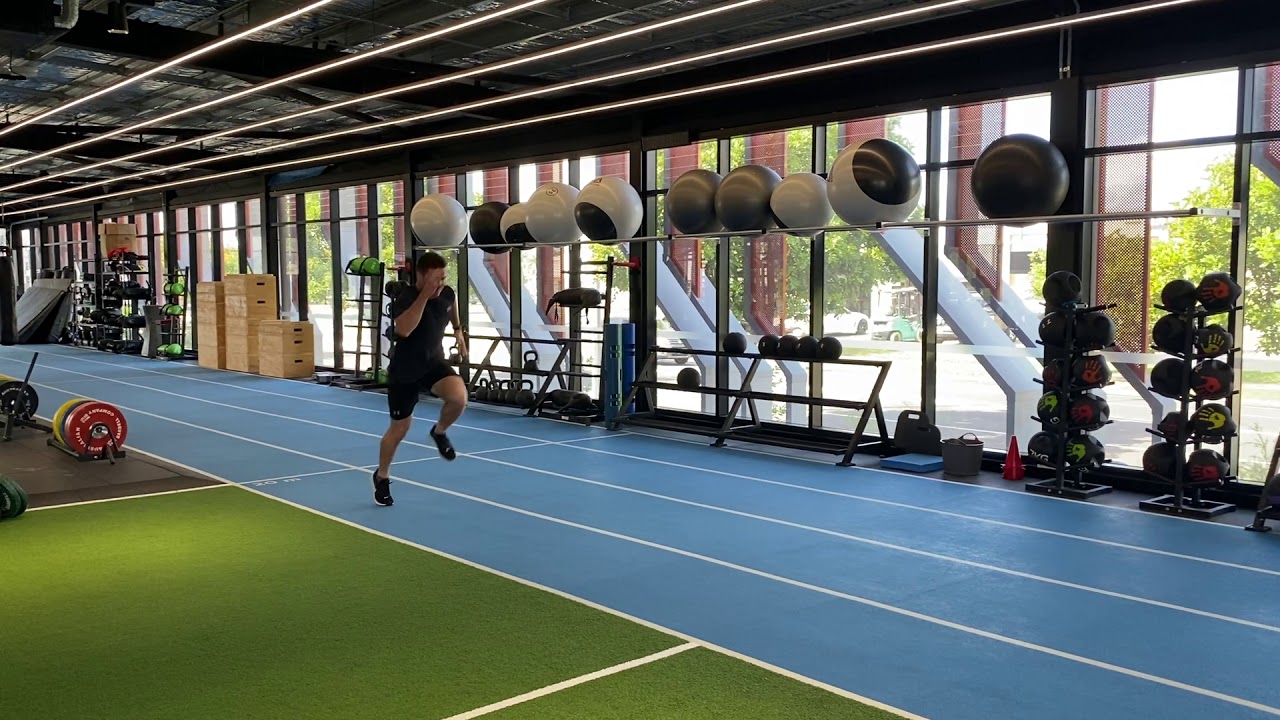 Plyometric: Horizontal Vector- Single Leg Triple Broad - YouTube