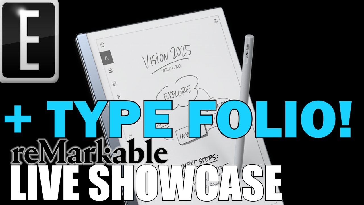 Remarkable 2 + TYPE FOLIO KEYBOARD - LIVE SHOWCASE - YouTube