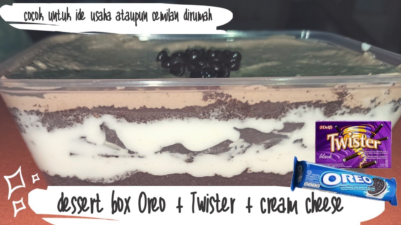 Dessert box OREO, TWISTER & dalgona milo cocok untuk IDE BISNIS ...
