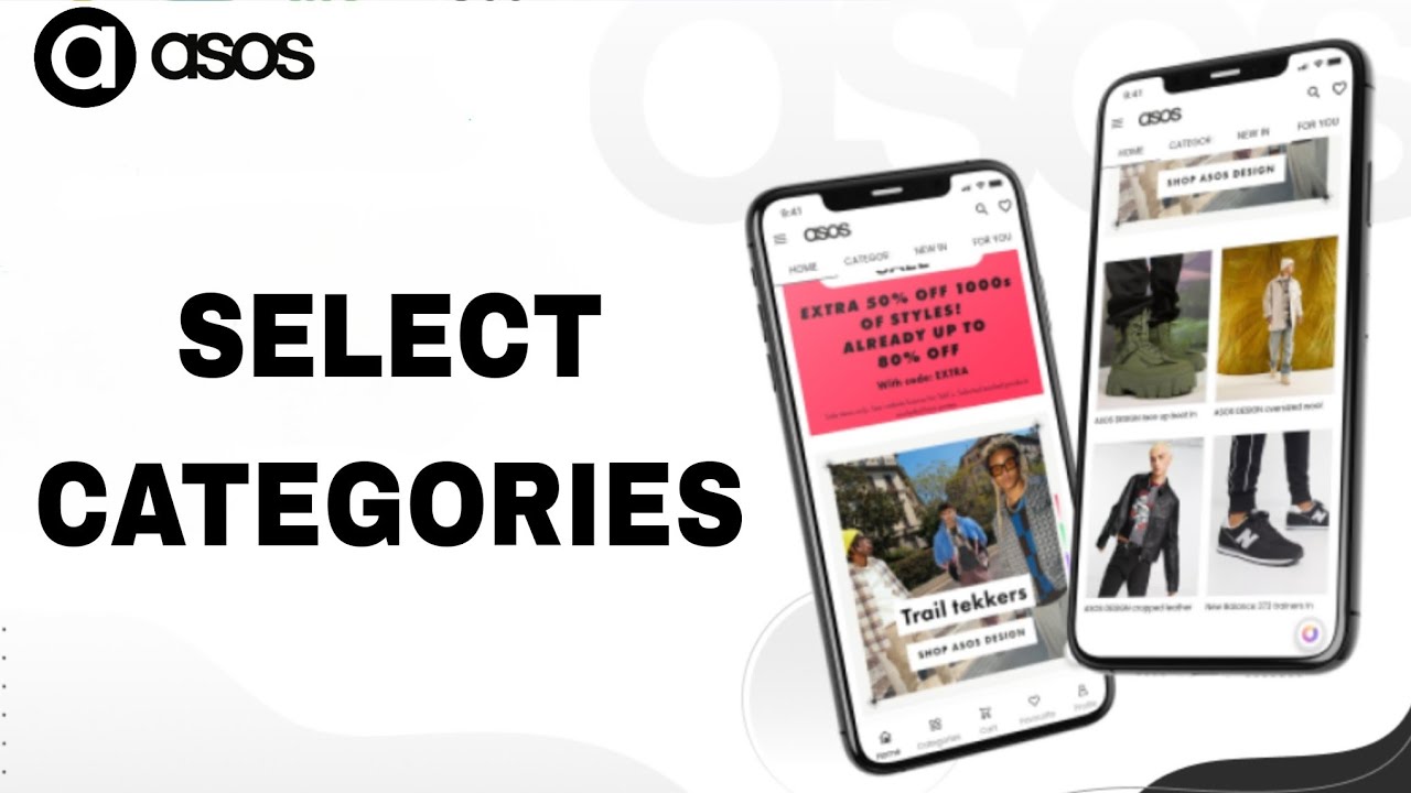How To Select And Choose Categories On Asos App - YouTube
