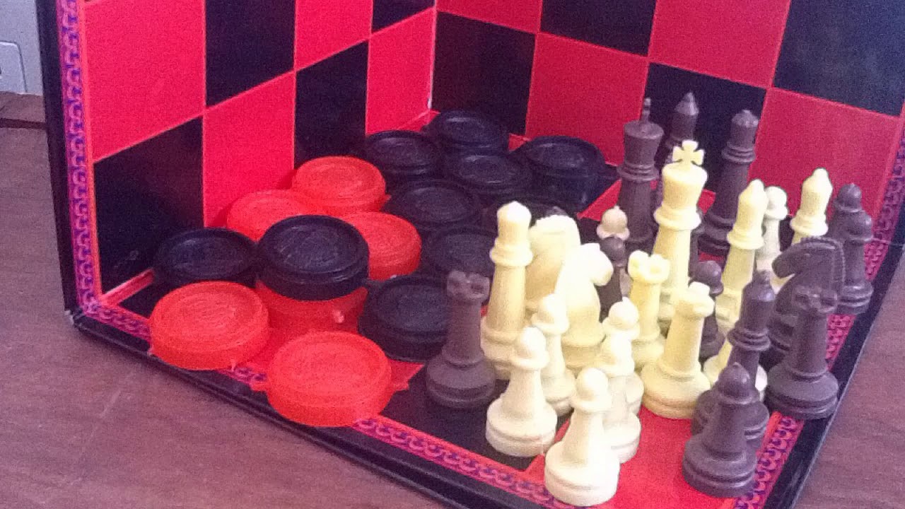 Chess VS Checkers - YouTube