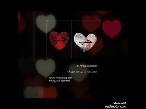 ❤️Aynı iyyi niyete sahip olan iki aşık asla ayrılmaz.❤️