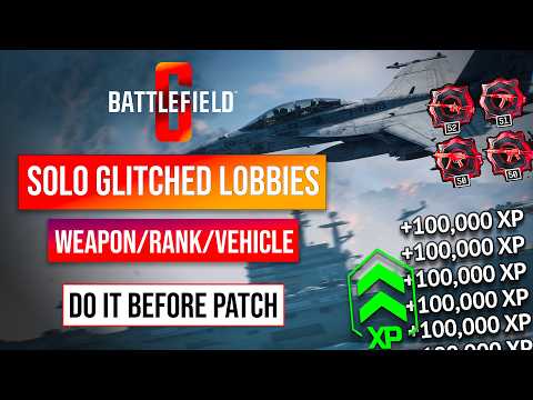 *NEW GLITCHED LOBBIES* BATTLEFIELD 6 XP FARM ✅ | NEW PORTAL CODES FOR WEAPON & RANK XP | #bf6